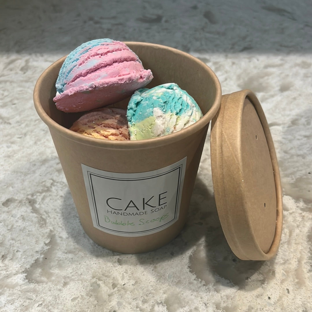 Bubble Scoops - Package of Four – Cake Handmade Soap